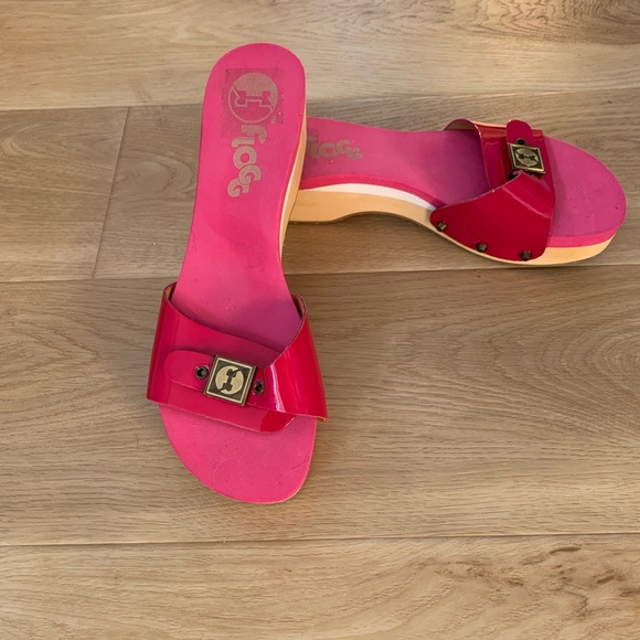 Flogg | Shoes | Flogg Melanie Sandals Pink Leather Platform Cushioned ...